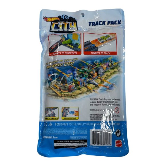 Hot Wheels | Toys | Hot Wheels City Track Pack 2 Straight Tracks Pieces ...
